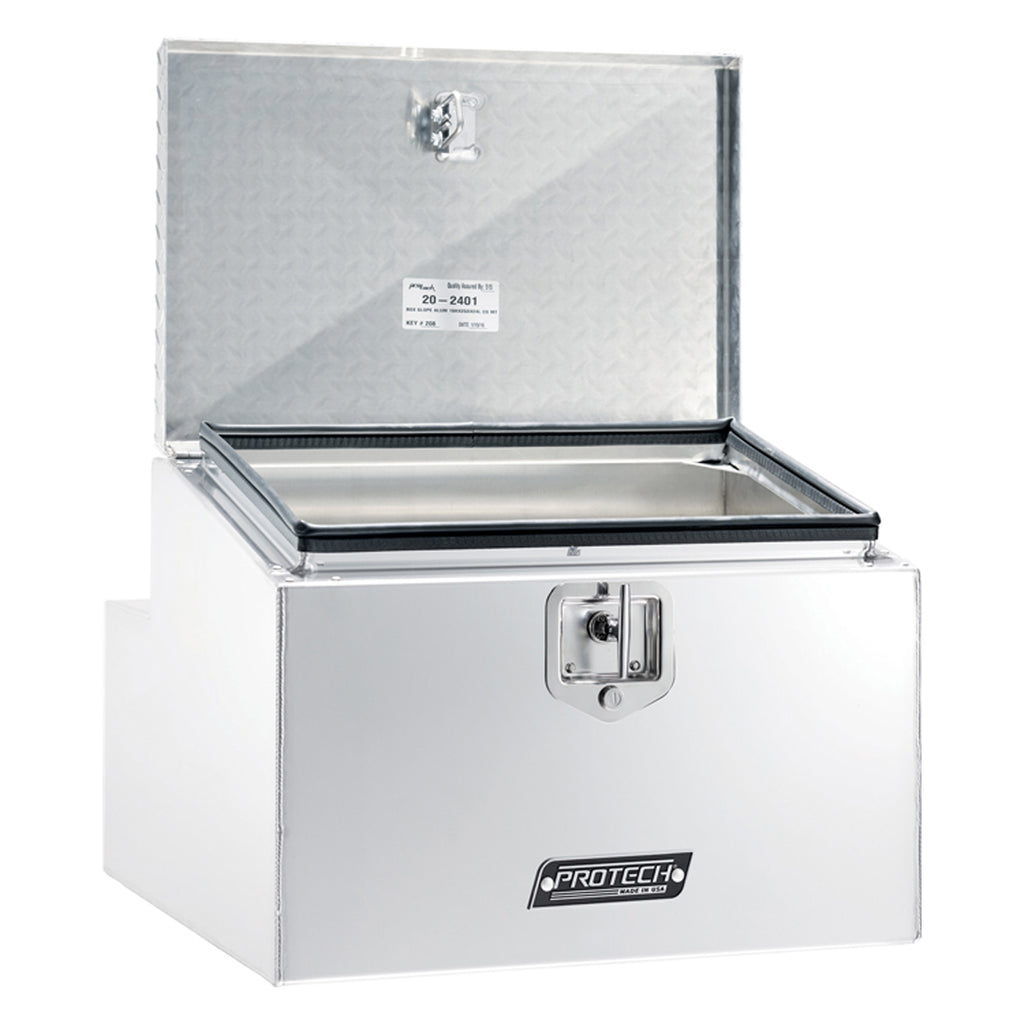 Pro-Tech Cab Guard Tool Box (Diamond Plate or Smooth Polished Lid ...