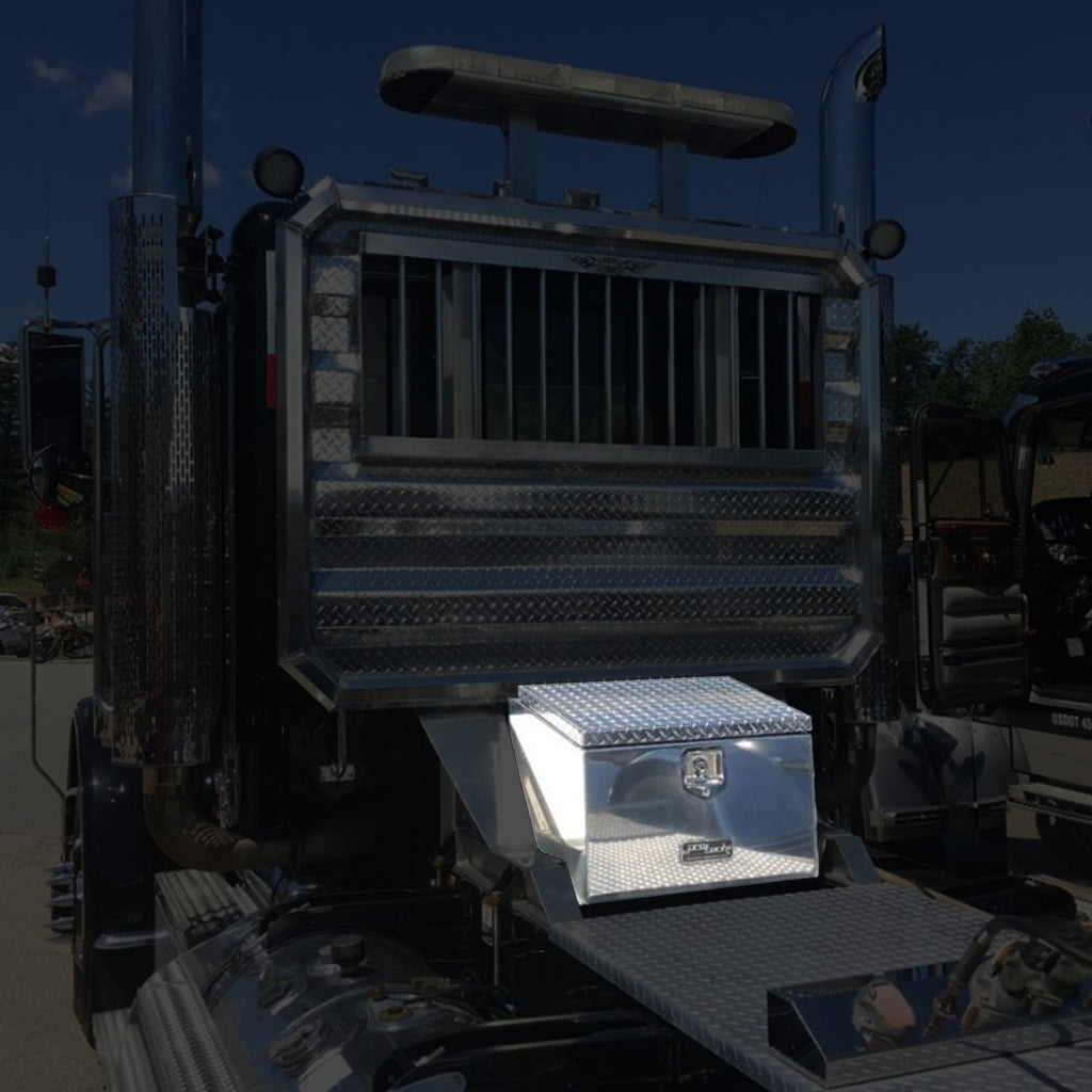 Pro-Tech Cab Guard Tool Box (Diamond Plate or Smooth Polished Lid ...