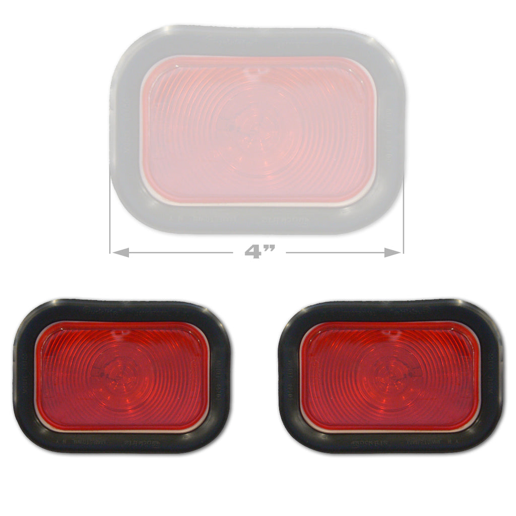 Roadworks Stainless Steel Light Brackets - Rectangle w Rounded Corners ...