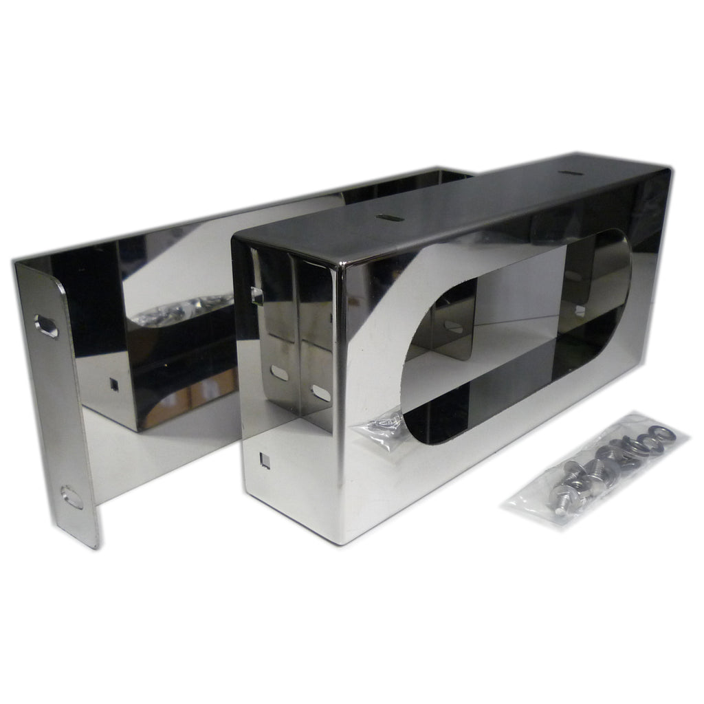 Stainless Steel Oval 2 Piece Light Boxes – Berube's Truck Accessories